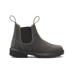Blundstone Chelsea Boot "2594 Steel Grey Waxed Suede (Kids)" in Grau | Gr.: 29