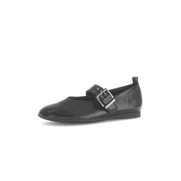 Gabor Fashion Elegante Ballerinas in schwarz | Gr.: 42,5