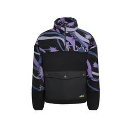 Elho Pullover in BLACK LILAC | Gr.: S