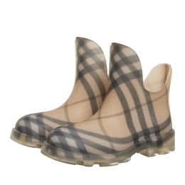 Burberry Stiefel & Boots - Marsh Low Check - Gr. 38 (EU) - in Gelb - f&uuml;r Damen