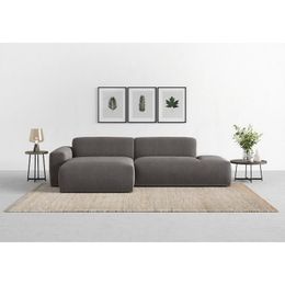 Trendmanufaktur Ecksofa »Braga, mit hochwertigem Kaltschaum, L-Form, in Cord erhältlich« modernes Sofa, Couch mit hohem Sitzkomfort, 275/72/160 cm...