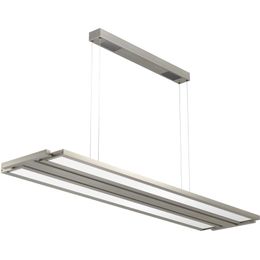 Evotec LED Pendelleuchte &raquo;CLASSIC TEC TURN&laquo; LED-Board LED H&auml;ngelampe, LED H&auml;ngeleuchte, Farbwechsel nickelfarben