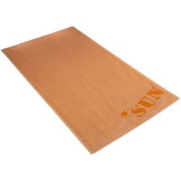 Vossen Strandtuch »sun« gestreiftes mit "sun" Schriftzug orange Obermaterial: 100% Baumwolle B/L: 100 cmx180 cm