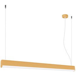 Quelle Pendelleuchte &raquo;FARGE&laquo; LED-Modul 1 Stk. Warmwei&szlig; Riemenverstellung Goldfarben