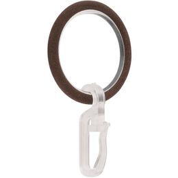 Garesa Gardinenring &raquo;Ring mit Haken&laquo; f&uuml;r Durchmesser bis 16 mm, einfache Montage rostrot &Oslash; 16 cm