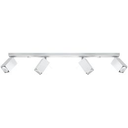 SOLLUX LIGHTING Deckenleuchte »MERIDA« GU10 1 Stk. beweglicher Lampenschirm Weiss