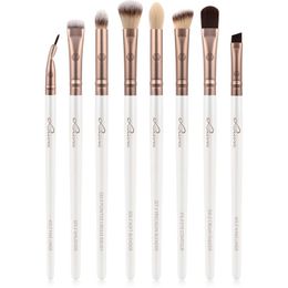 LUVIA COSMETICS Kosmetikpinsel-Set »All Eye Want« Nurai-Pinselhaar, vegan und hautfreundlich, verliert keine Haare. weiß 8 professionelle...