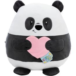 Nici Kuscheltier »Chill-Panda mit Herz 20 cm« schwarz