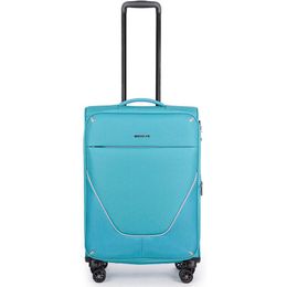 Stratic Weichgep&auml;ck-Trolley &raquo;Strong M, petrol&laquo; 69 l 4 Rollen Reisekoffer Reisegep&auml;ck Aufgabegep&auml;ck TSA-Zahlenschloss petrol