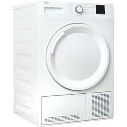 Beko Kondenstrockner »DCU 8230 N« 8 Express-Programm, Aquawave-Schontrommel, LED-Display weiß