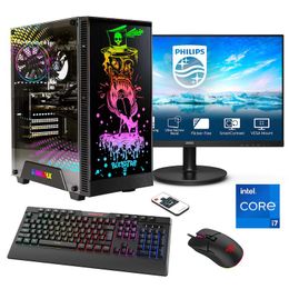Hyrican Gaming-PC-Komplettsystem »Rockstar SET02448« 27 ′′ Intel Core i7 GeForce RTX 4060 16 GB RAM 1.000 GB SSD DDR5, Windows 11, inklusive 27"...