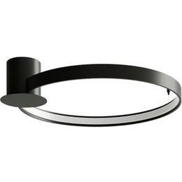 SOLLUX LIGHTING Deckenleuchte &raquo;RIO&laquo; LED-Modul 1 Stk. Warmwei&szlig; Verteiltes Licht Schwarz