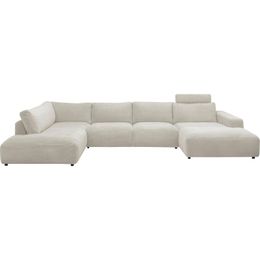 Musterring Wohnlandschaft &raquo;Lucia U-Form&laquo; Verschiedene Farben, Cord-Bezug, Gesamtbreite 434 cm grau