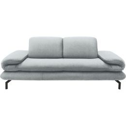 LOOKS by Wolfgang Joop 2-Sitzer »2-Sitzer-Sofa >>LOOKS XIII<<« Wahlweise mit Arm- und Kopfteilverstellung silber