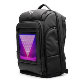 Hyrican Laptoprucksack »Striker Game Bag CAMPER LED Laptoprucksack, 17, 3'' Notebook, 12"Tablet« Polyester + LED-panel, USB, schwarz schwarz zwei,...