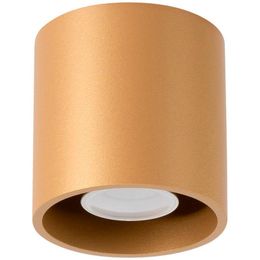 SOLLUX LIGHTING Deckenleuchte »ORBIS« GU10 1 Stk. leuchtet nieder Golden