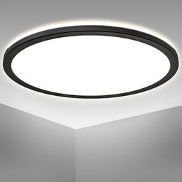 B.K.LICHT LED Deckenleuchte »BK_DP1331 LED Panel Deckenlampe, mit Backlight, Neutralweißes Licht« LED-Modul 1 Stk. Neutralweiß Indirektes Licht, 22...