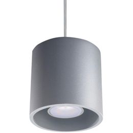 SOLLUX LIGHTING Hängeleuchte »ORBIS« GU10 1 Stk. leuchtet nieder Grau 0