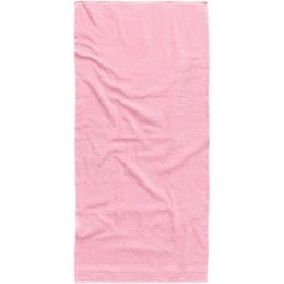 Tom Tailor HOME Badetuch &raquo;Color Bath&laquo; mit Logo in Bord&uuml;re ros&eacute; Obermaterial: 100% Baumwolle B/L: 70 cmx140 cm