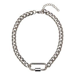 Urban Classics Halsreif »Unisex Fastener Necklace« silver onesize Stilvolle Halsketten für jeden Anlass