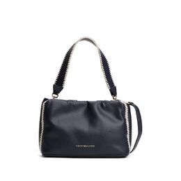 Tommy Hilfiger Schultertasche »TH SOFT SUMMER MINI BUCKET«, Damen Umhängetasche, Minibag, Clutch mit abnehmbarem Umhängeriemen dunkelblau