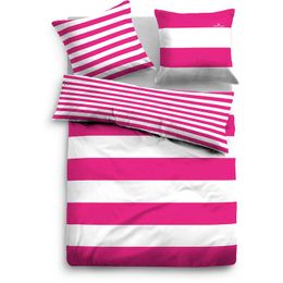 Tom Tailor HOME Wendebettwäsche »SIENA in Gr. 135x200cm, 155x220cm oder 200x220cm« 2 Stk. tlg. gestreifte Bettwäsche aus Baumwolle, Bettwäsche mit...