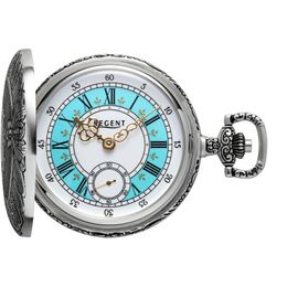 Regent Uhren Regent Jungen Taschenuhr &raquo;P724-19467740&laquo; Herrenuhr, Handaufzug, Acrylglas silber