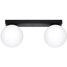 SOLLUX LIGHTING Deckenleuchte »YOLI« G9 1 Stk. Verteiltes Licht Schwarz