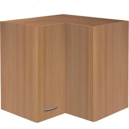 Flex-Well Eckh&auml;ngeschrank &raquo;Nano&laquo; (B x H x T) 60/60 x 54,8 x 32 cm braun Holzwerkstoff