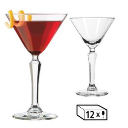 Libbey Martiniglas »Cocktailglas 12er Set -SPEAKEASY-« 147 ml, hochwertig verarbeitet, im modernen Design transparent