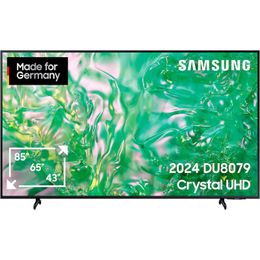 Samsung LED-Fernseher »GU43DU8079U« 108 cm/43 ′′ Smart-TV Crystal UHD, Q-Symphony, Dolby Surround Sound, Triple Tuner, Smart-Hub schwarz 3-seitig...