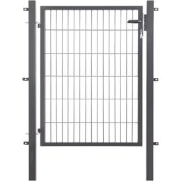 GARDEN 'N' MORE Zauneinzeltür »Einzeltor Excellent« 123 cm hoch, anthrazit anthrazit