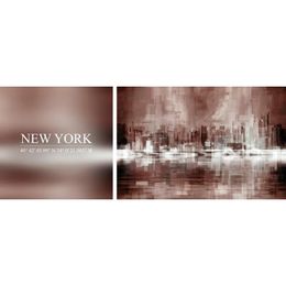 queence Leinwandbild »New York« Abstrakte Kunst Modern New York Schriftzug Schriftzüge Spa Spa Bilder Sprüche Sprüche & Texte...