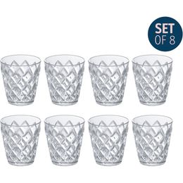 Koziol Gläser-Set »CRYSTAL S« recycelbar, made in Germany, CO2 neutrale Produktion, 8-teilig, 250 ml crystal clear