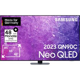 Samsung LED-Fernseher »GQ65QN90CAT« 163 cm/65 ′′ Smart-TV Neo Quantum HDR+, Neural Quantum Prozessor 4K, Gaming Hub Carbon Silber Samsung Smart Hub...