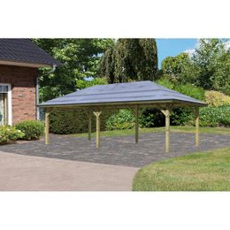 Karibu Pavillon &raquo;Kirn 2&laquo; BxTxH: 338x592x290 cm, mit H-Pfostenanker