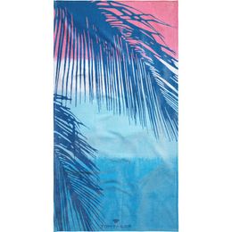 Tom Tailor HOME Strandtuch »Palmblätter« Badetuch, mit trendigem Motiv aqua Obermaterial: 100% Baumwolle B/L: 85 cmx160 cm