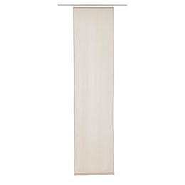 ELBERSDRUCKE Schiebegardine &raquo;LINO&laquo; Klettband 1 Stk. tlg. beige Obermaterial: 100% Polyester 245 cm