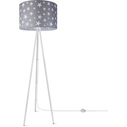 Paco Home Stehlampe »Trina Capri« E27 Kinderlampe LED Kinderzimmer, Sternen-Motiv, Deko Stehleuchte E27 Weiß
