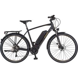 Prophete »Entdecker eSport« 10 Gang Shimano Kettenschaltung Mittelmotor 250 W Pedelec, Elektrofahrrad für Herren Schwarz+schwarz