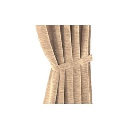 WIRTH Raffhalter &raquo;Thermo-Chenille 288g/m&sup2;&laquo; 2-er Set beige Polyacryl