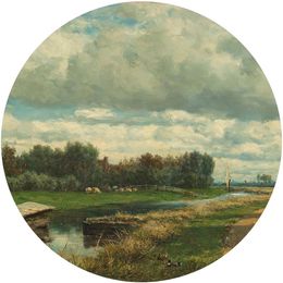 Art for the home Wandtattoo »Landschaft Rijksmuseum« mehrfarbig