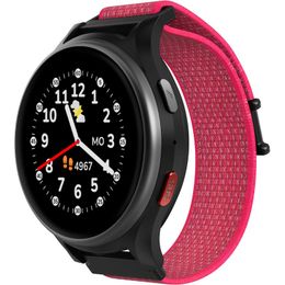 ANIO Smartwatch »6 Kinder Smartwatch inkl. congstar Prepaid-SIM« (2, 76 cm / 1, 09 ′′) RTOS rosa