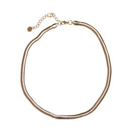 Urban Classics Halsreif »Unisex Small Pluto Basic Necklace« gold onesize Feine, schimmernde Schlangenkette