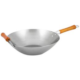 KEN HOM Wok »Excellence« Stahl 1 Stk. tlg. Ø 36 cm silberfarben