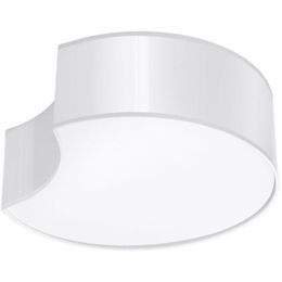 SOLLUX LIGHTING Deckenleuchte »CIRCLE« E27 1 Stk. Verteiltes Licht Weiss