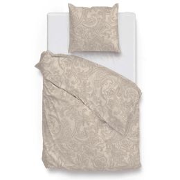 ZO HOME Bettw&auml;sche &raquo;Paisley-di-Lino&laquo; 2 Stk. tlg. Bettw&auml;sche aus 100% Baumwolle, hochwertiges Renforc&eacute; Sandy-Beige Obermaterial: 100% Baumwolle B/L:...