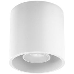 SOLLUX LIGHTING Deckenleuchte »ORBIS« GU10 1 Stk. leuchtet nieder Weiss