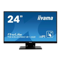 iiyama LED-Monitor »T2454MSC-B1AG« 61 cm/24 ′′ 1920 x 1080 px Full HD 4 Reaktionszeit 60 Hz schwarz