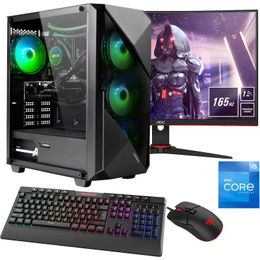 Hyrican Gaming-PC-Komplettsystem »Striker SET02268« 27 ′′ Intel Core i5 GeForce RTX 3060 16 GB RAM 1.000 GB SSD Windows 11, i5-12400F, inklusive...